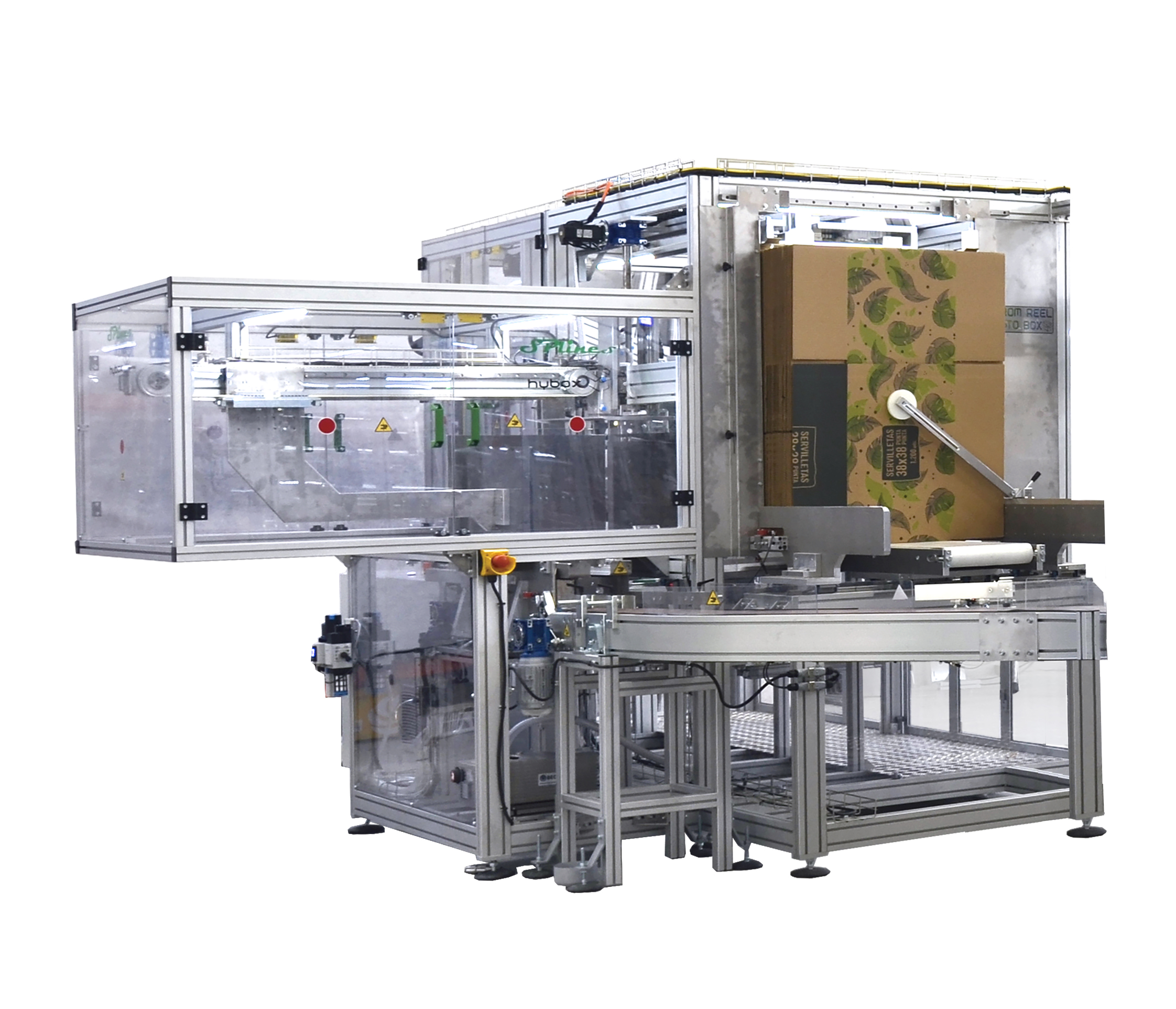 HYBOX (Box packer) - Machinery manufacturing - SPLINES 22