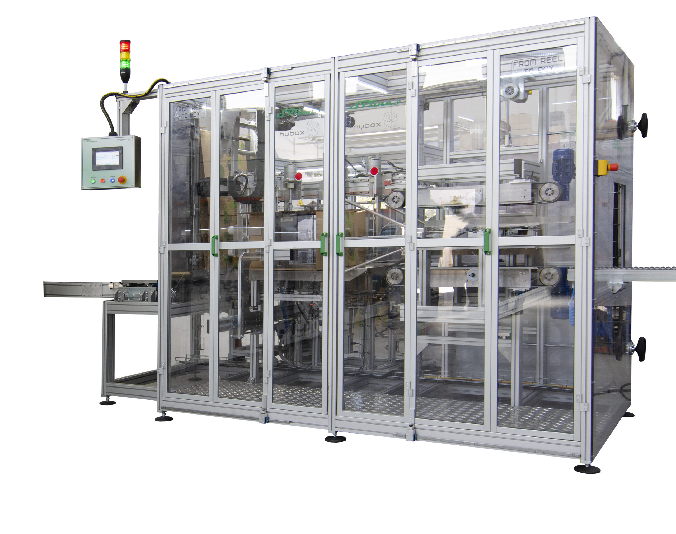 HYBOX (Box packer) - Machinery manufacturing - SPLINES 22